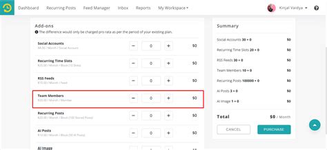 Workspace Faqs Recurpost