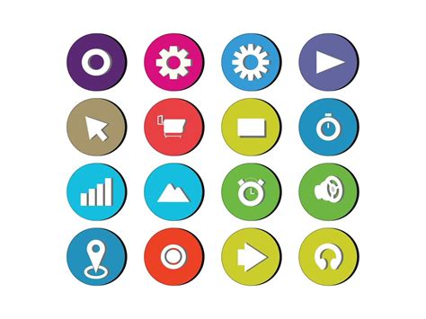 Ui Coloring Icon Set Vector File 15934075 Vector Art At Vecteezy
