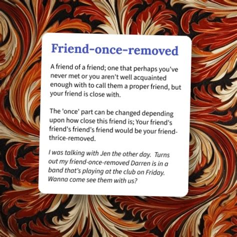 Urban Dictionary Once Removed