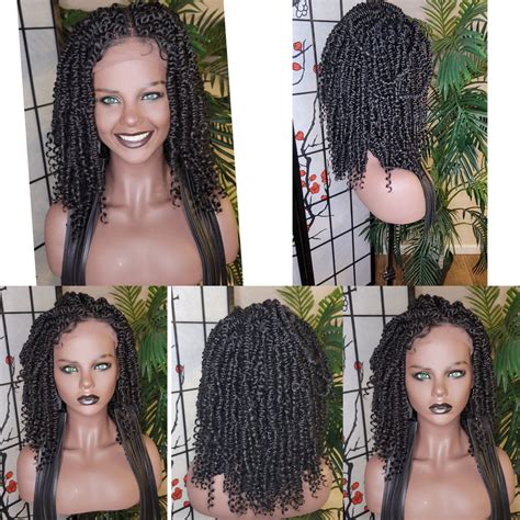 Spring Twist Passion Twist Kinky Twist Lace Wig Braid Hair Lace Front