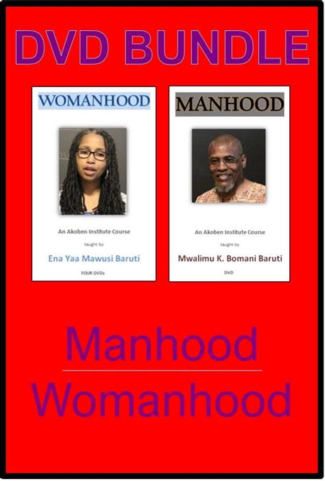 Manhood And Womanhood Dvd Sets Bundle Akoben House