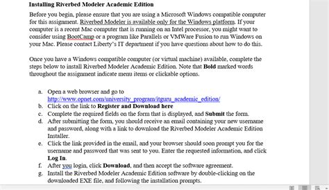 Installing Riverbed Modeler Academic Edition Before
