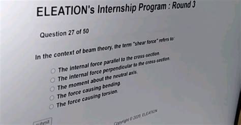 ELEATIONs Internship Program Round 3 Question StudyX