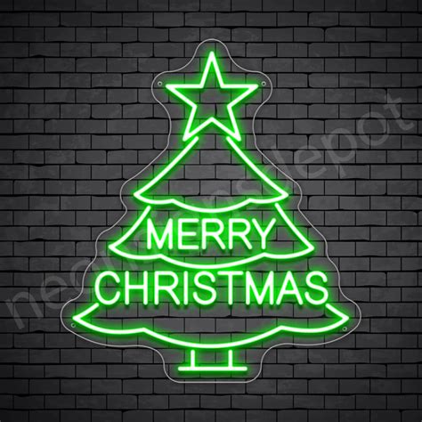 Merry Christmas V4 Neon Sign Neon Signs Depot