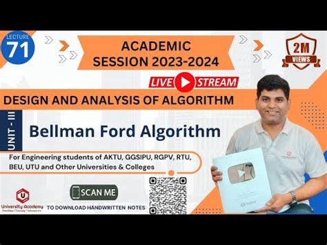 DAA71 Bellman Ford Algorithm Step By Step Bellman Ford Algorithm Using