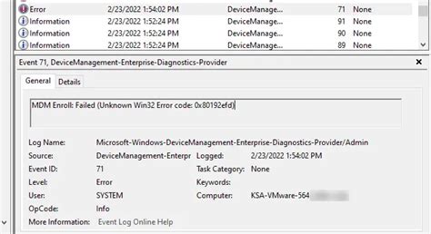 how to fix auto mdm enroll failed unknown win32 error code 0x80192efd brooks peppin s blog