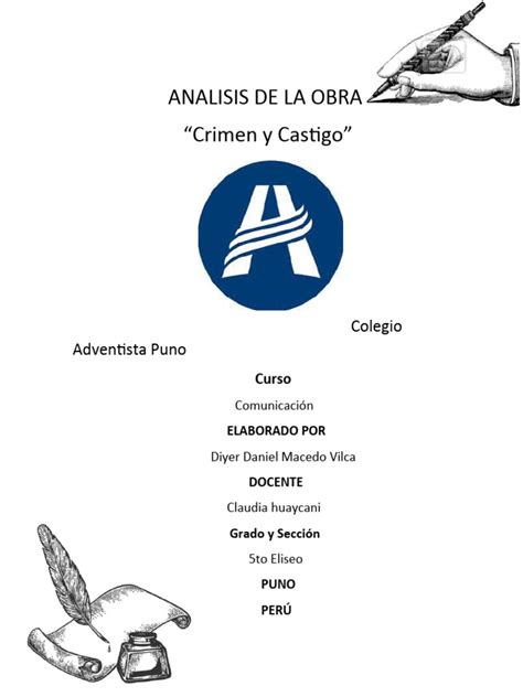Analisis De La Obra Pdf Crimen Y Castigo