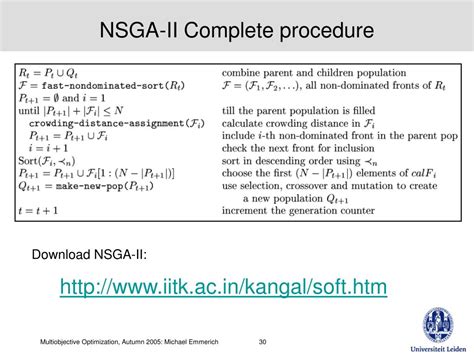 Ppt Part Ii 2 A Posteriori Methods And Evolutionary Multiobjective Optimization Powerpoint