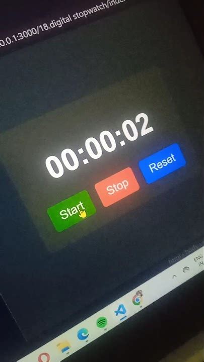 day 32 build a digital stopwatch in javascript ⏱ codingchallenge