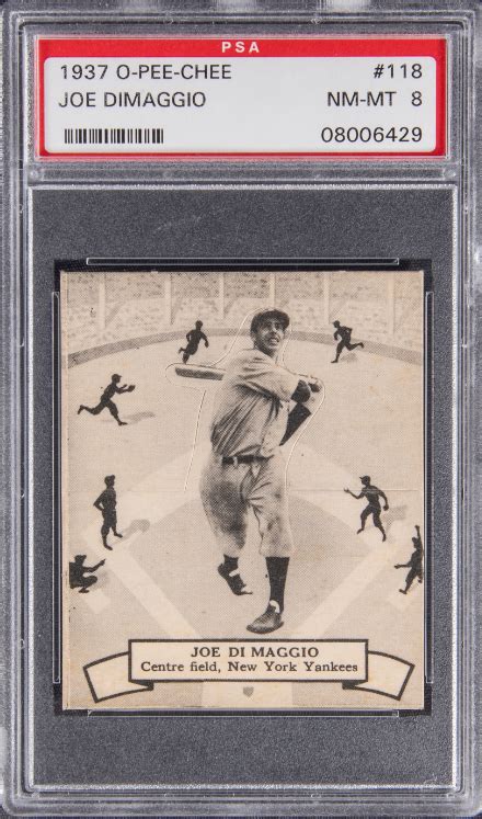 12 Most Valuable Joe Dimaggio Baseball Cards