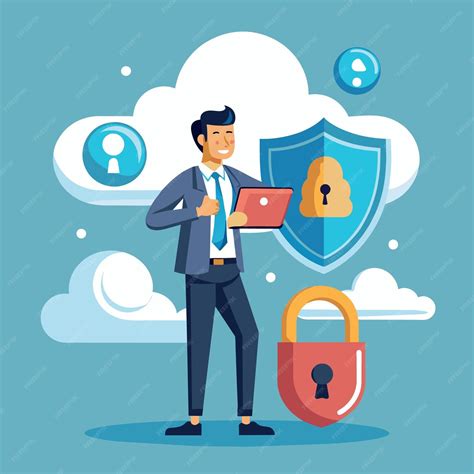 Cloud Security System To Protect Information For Remote Work Secure Shield Technology Fore