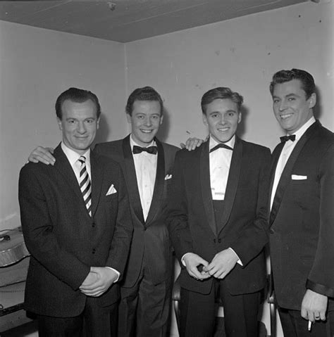 Billy Fury With Bert Weedon Craig Douglas And Russ Conway Billy
