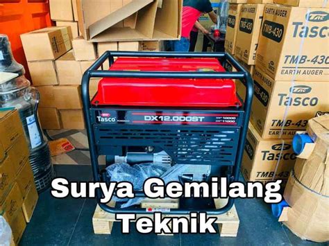 Jual Generator Genset Listrik Gasoline Tasco Dx Mesin Genset Bensin Di Seller Surya