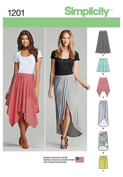 Wrap Skirt Pattern Simplicity Kerileearish