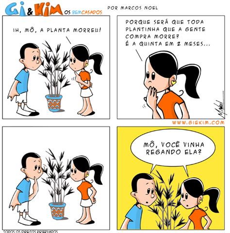 Tirinha 0060 Pobre Plantinha Gi Kim Os Bem Casados