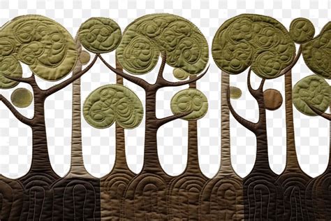 PNG Tree Border Patchwork Applique Premium PNG Rawpixel