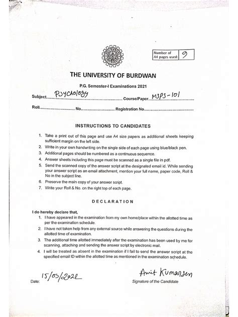 Amit Kumar Sen Msps 101 Pdf