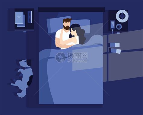 晚安休息插画图片下载 正版图片400065478 摄图网