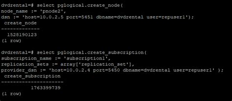 configure logical replication between postgresql db servers by murat