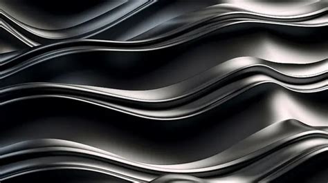 sleek undulating lines in a 3d abstract rendering background