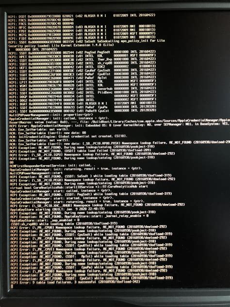 Stuck On ACPI Errors Pentium G4560 And MSI Z270 PC MATE R Hackintosh