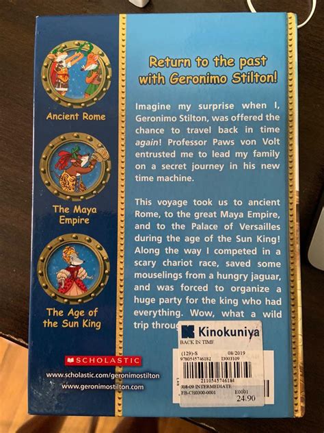 Geronimo Stilton Back In Time Second Journey Through Time Hobbies
