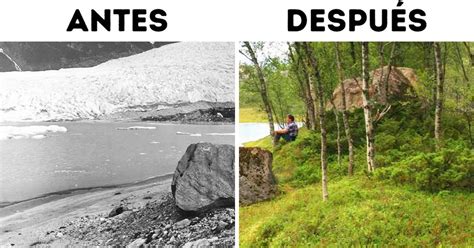 Fotografías de nuestro planeta antes y después de la intervención del ser humano Genial