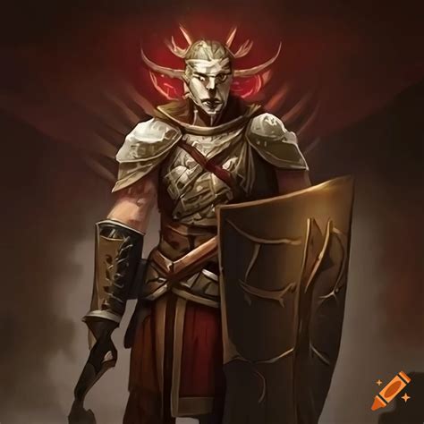 Fantasy Warrior Character Artwork On Craiyon