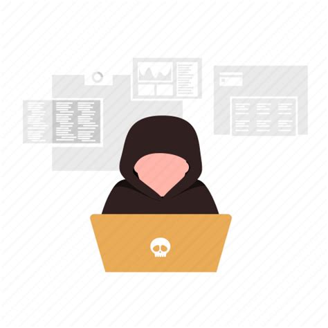 Hacker Hacking Data Cyber Crime Icon Download On Iconfinder