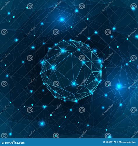 Triangle Globe Stock Illustration Illustration Of Geometric 42833174