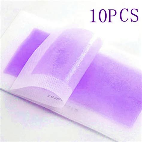 10pcs Face Nonwoven Waxing Tools Wax Papers Depilatory Strips Hair
