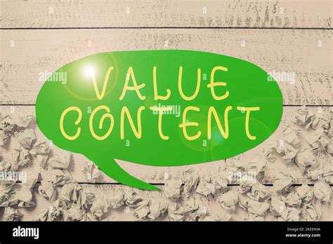 Conceptual Display Value Content Business Concept Exclusive Details That A Client Cannot Access