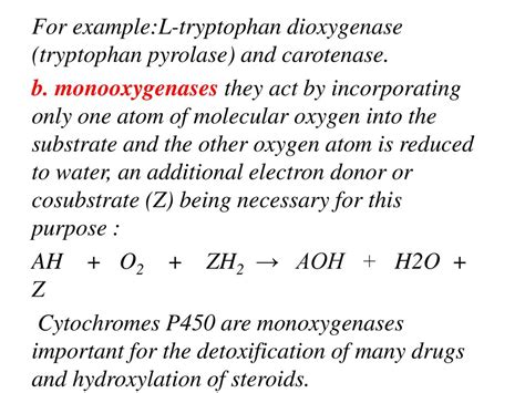 2 Dehydrogenases There Are A Large Number Of Enzymes In This Class