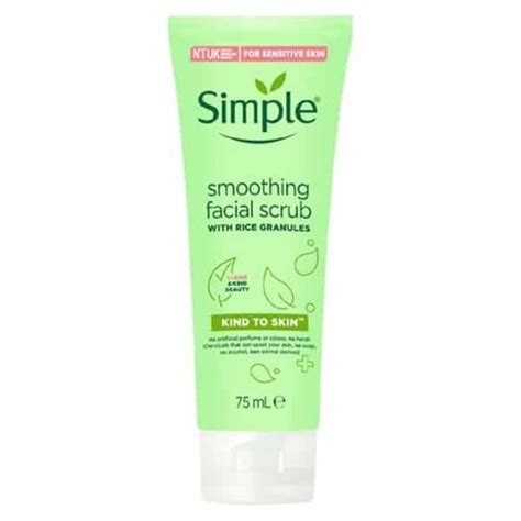 Simple Kind To Skin Soothing Facial Scrub 75ml Pharmhealth Pharmacy