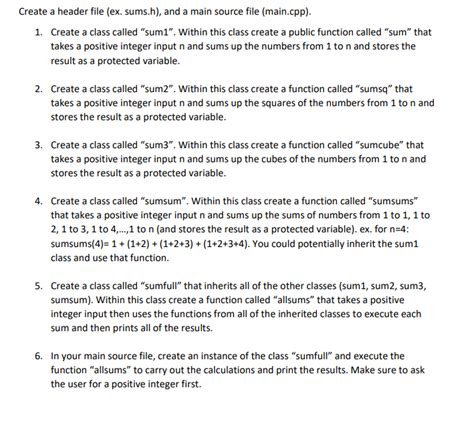 Solved 2 Create A Class Called Sum2 Within This Class