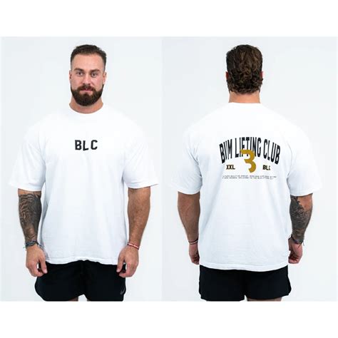 Chris Bumstead T Shirts Bum Lifting Club BLC White T Shirt Cbum Store
