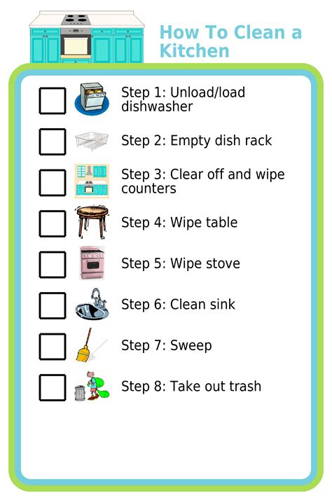 Free Printable Cleaning Checklists Artofit