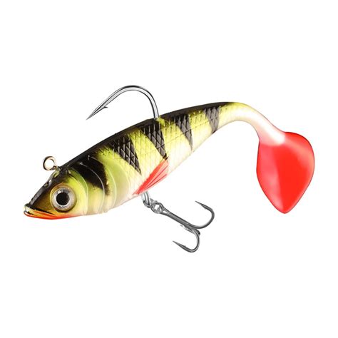 Vobler Din Silicon De Tip Swimbait Cu Jig Incorporat Si Ancora Tripla