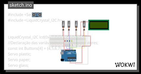 Lixeira Wokwi Esp32 Stm32 Arduino Simulator