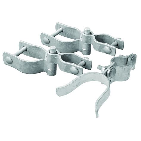 YARDGARD 2 3 8 In Chain Link Galvanized Walk Through Gate Hardware Set