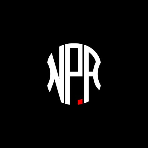 Npa Letter Logo Abstract Creative Design Npa Unique Design 9357982