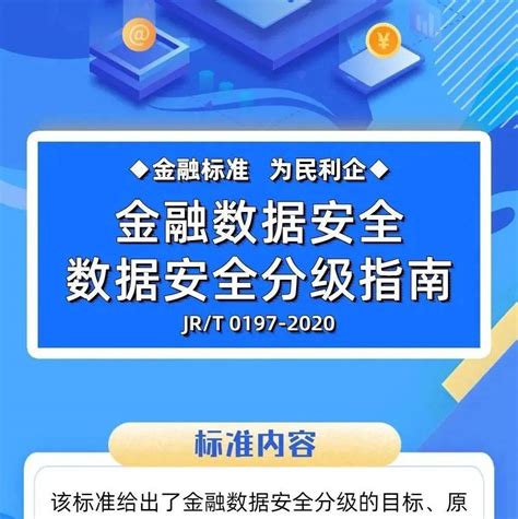 一图读懂《金融数据安全分级指南》附部分金融标准全文事儿