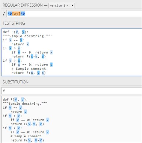 Regex Renaming Variables And Method Names In A Python Source File
