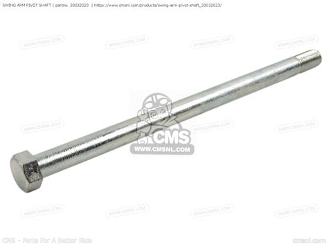33032023 Swing Arm Pivot Shaft Kawasaki Buy The 33032 023 At Cmsnl