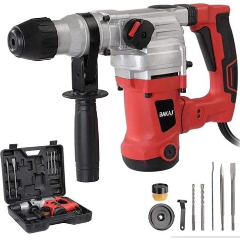 1 Perforateur Rotatif Perceuse Démoliseur 1200 W 3900 Percussions