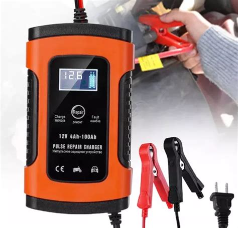 Cargador Inteligente De Batería Auto O Moto 12v 6a Meses Sin Intereses