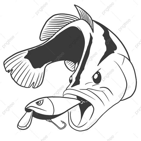 Largemouth Bass Vector Art Png Largemouth Bass Fishing Fishing