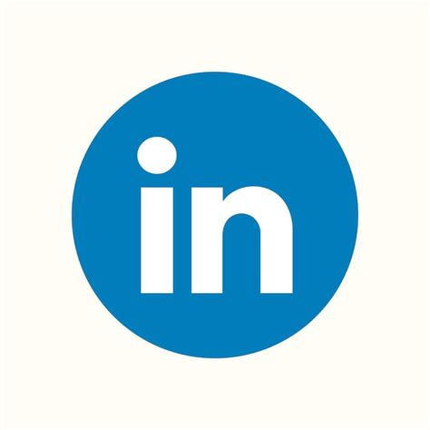 Premium Vector Vector Circle Linkedin Logo Icon