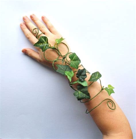 Long Ivy Arm Cuff Wrap Woodland Fairy Bride Mother Nature Poison Ivy