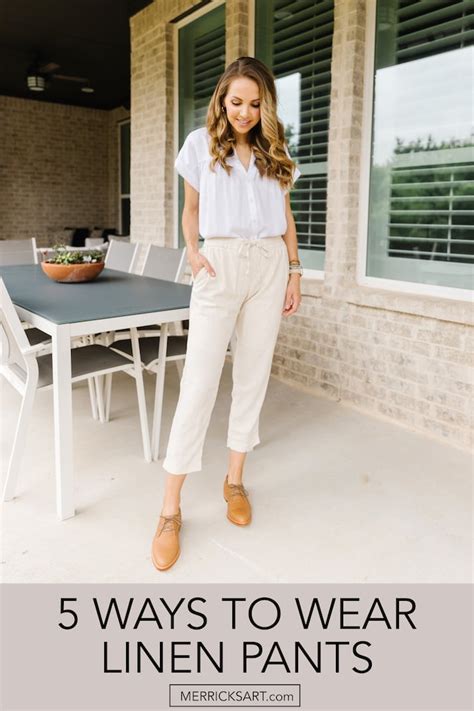 How To Style It Linen Pants Outfit Ideas Merricks Art